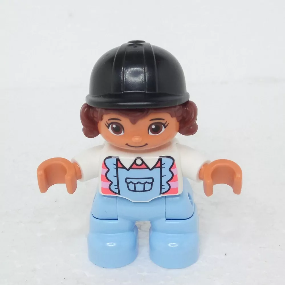 Lego® Duplo® Panáček Dítě Holčička jezdecká helma | Svět Dupla