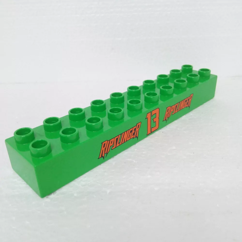 Lego® Duplo® Kostka 2x10 potisk nápis "Ripslinger 13" | Svět Dupla